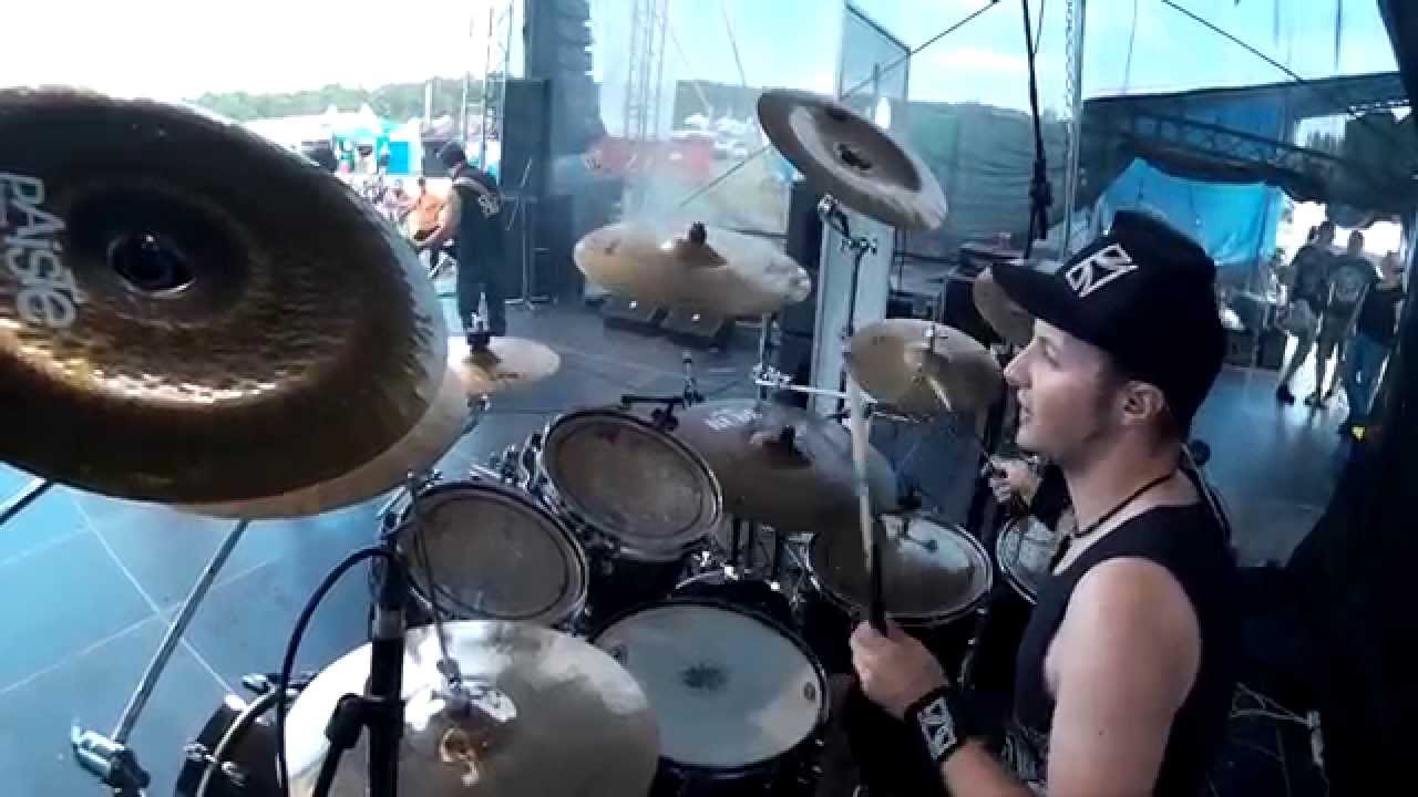 Drumcam Daniel Gravel from Steel Engraved Basinfire Festival - YouTube