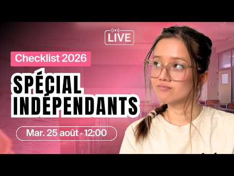 La checklist de rentrée que tout indépendant devrait avoir (live)