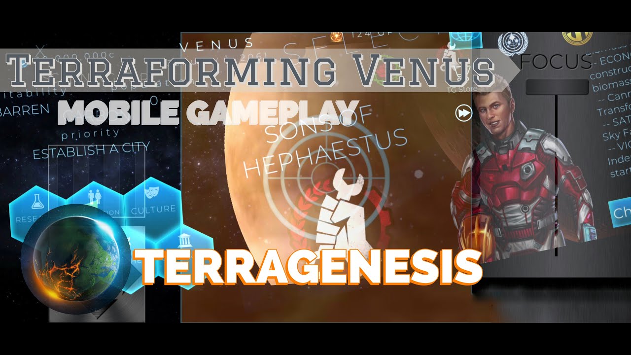 TERRAFORMING VENUS - TERRAGENESIS MOBILE GAMEPLAY - YouTube