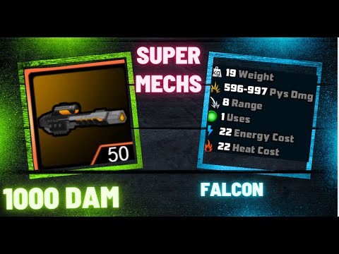 Super Mechs TEST FALCON ( weapons) - YouTube