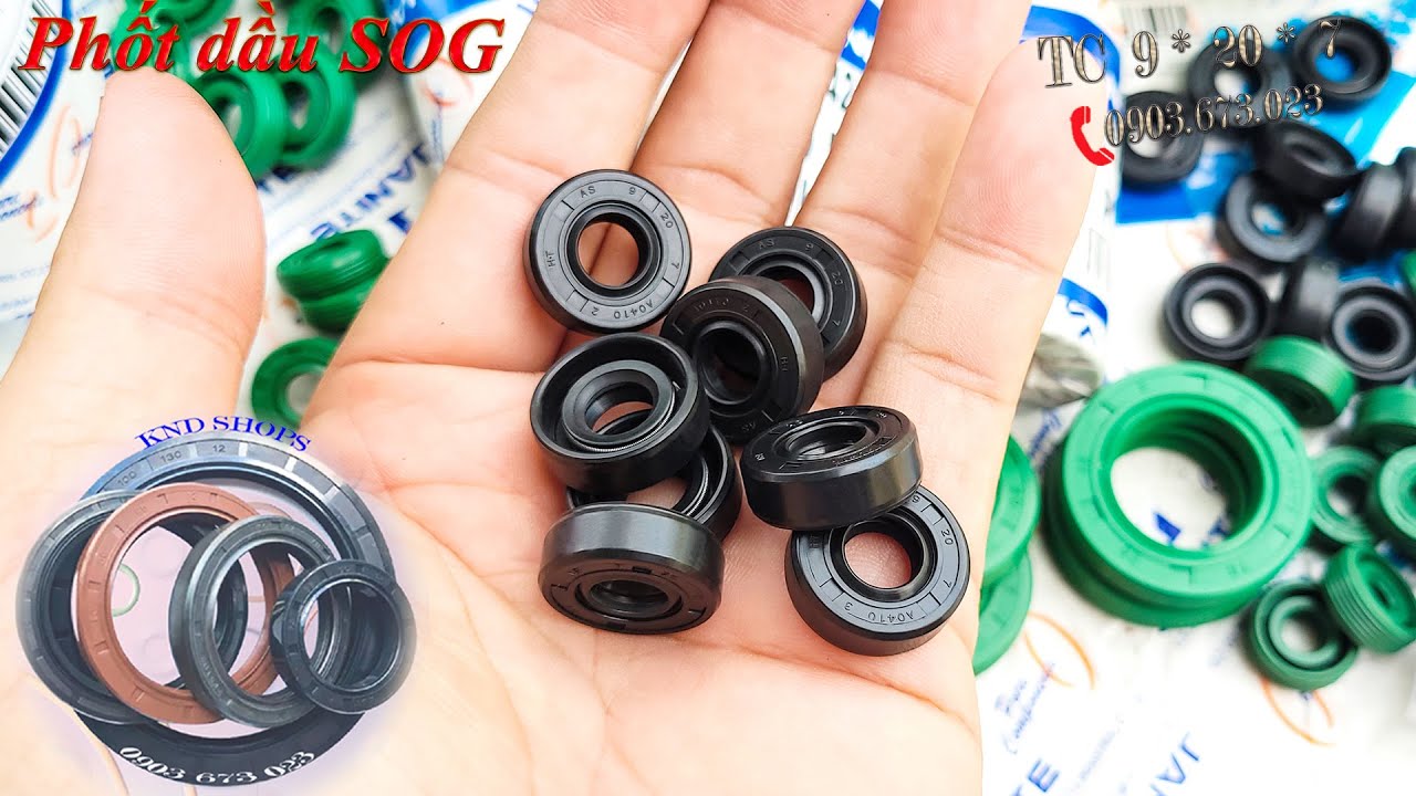 Phớt chắn dầu ( Oil Seal ) SOG TC 8*17*5, TC 9*20*7 | Phớt chắn dầu ...