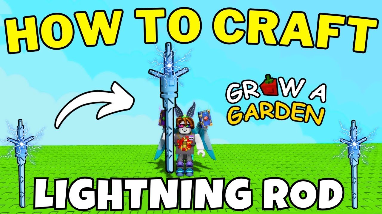 How To Craft a Lightning Rod in Grow a Garden | Roblox - YouTube