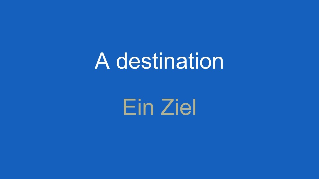 Learn German the cool way - YouTube