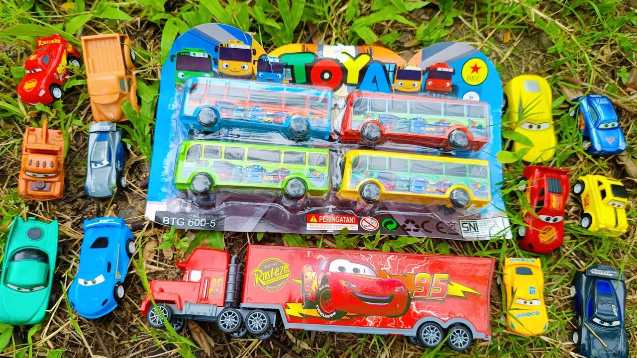 Disney Pixar cars Unboxing Review!!! Lightning McQueen Bubble RC car ...