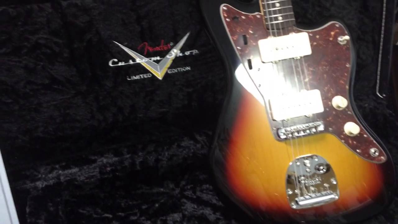 Mastery Bridge and Tremelo on Custom Shop 3 Tone Jazzmaster - YouTube