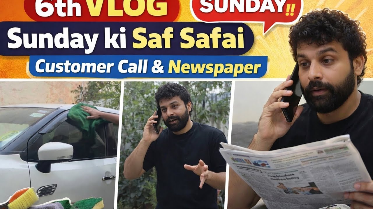 LIC Agent Sunday Routine | Customer Calls & Saf Safai | Daily Vlog #6 ...