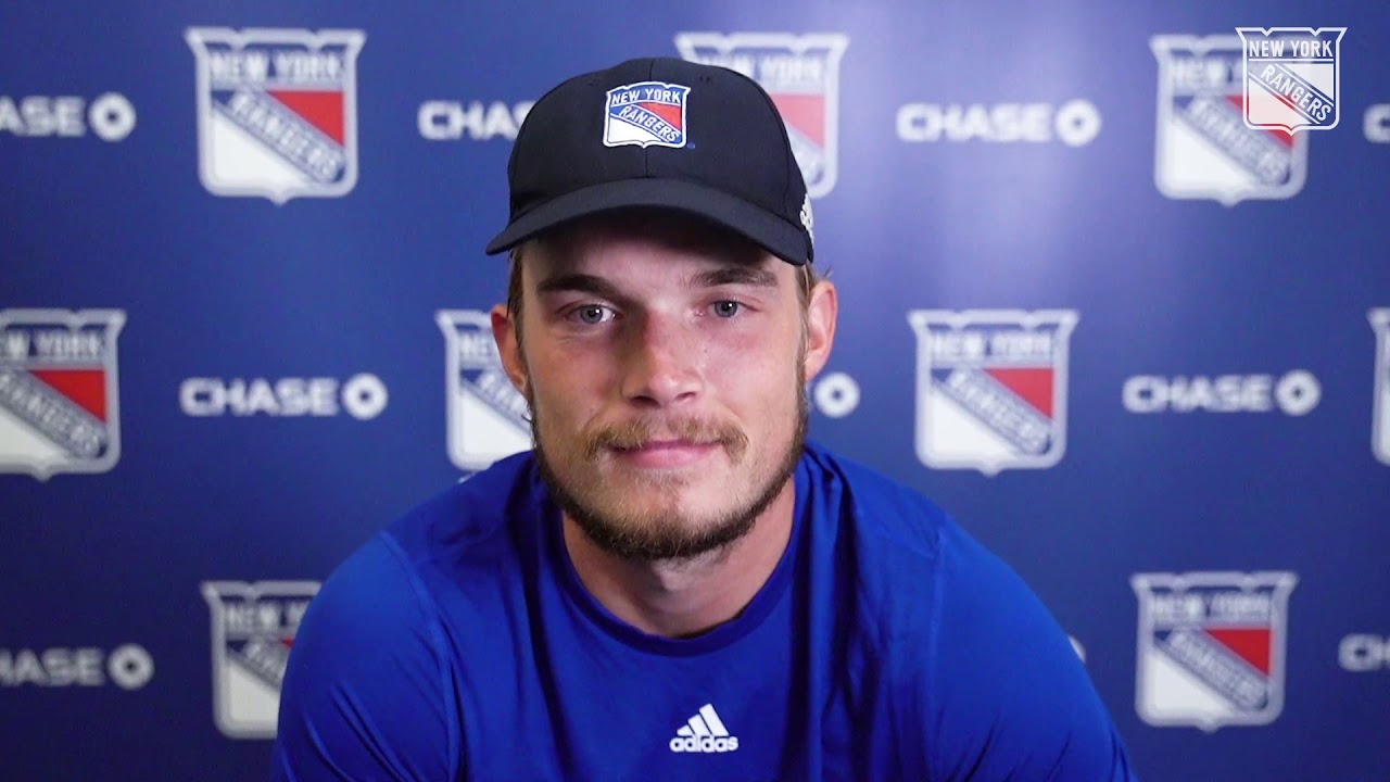Ryan Lindgren | July 21st Media Availability | New York Rangers - YouTube