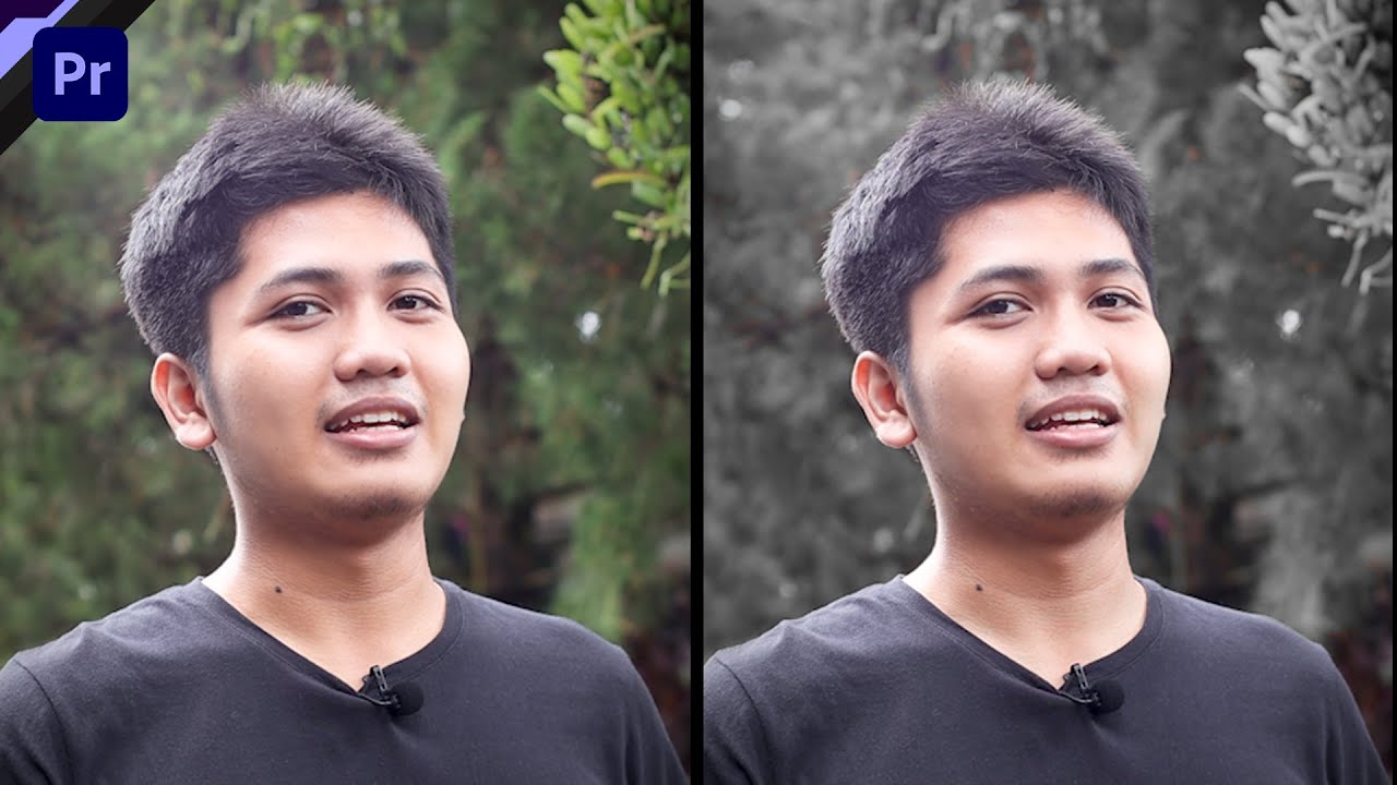 Cara Mudah bikin background video hitam putih - YouTube