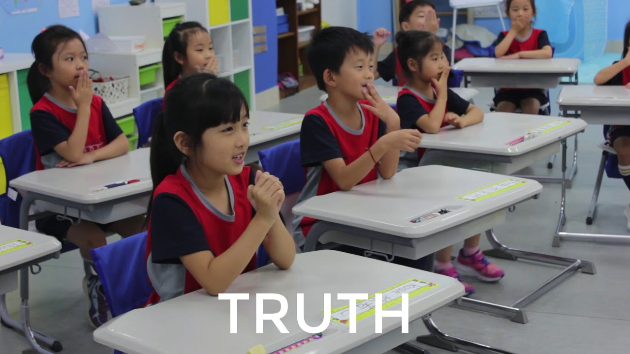 1st Grade Students Recite the TAS Values - YouTube