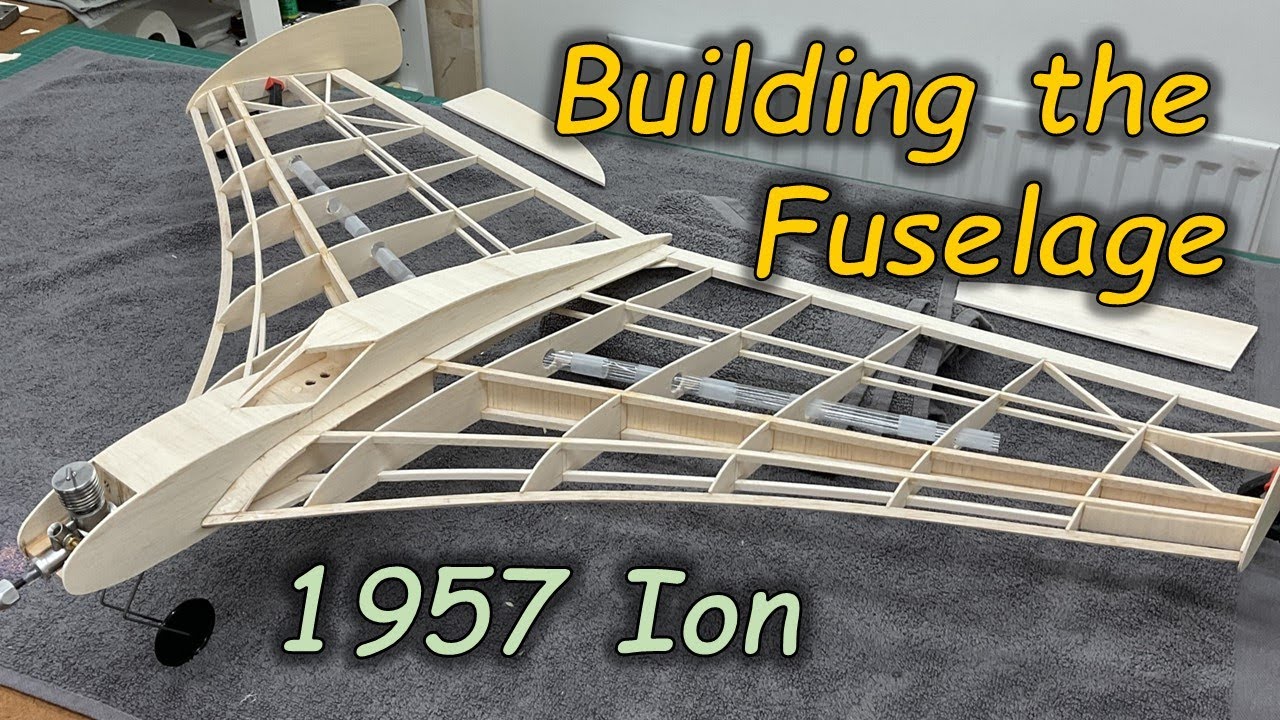 Ion 1950's Futuristic Flying Wing - Pt5: Building the Fuselage - By O.F.W. (Peter) Fisher - YouTube