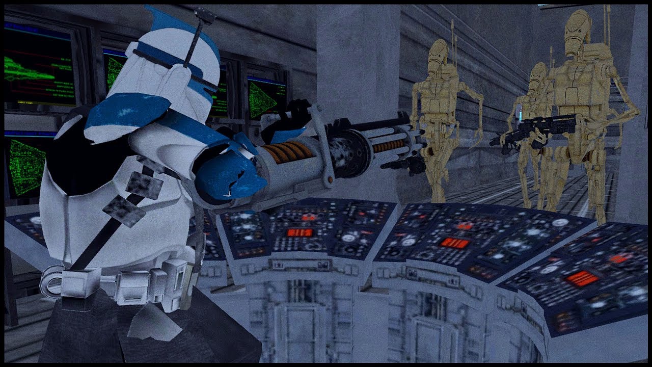 ONE MAN CLONE TROOPER ARMY - Men of War: Star Wars Mod Battle Simulator ...