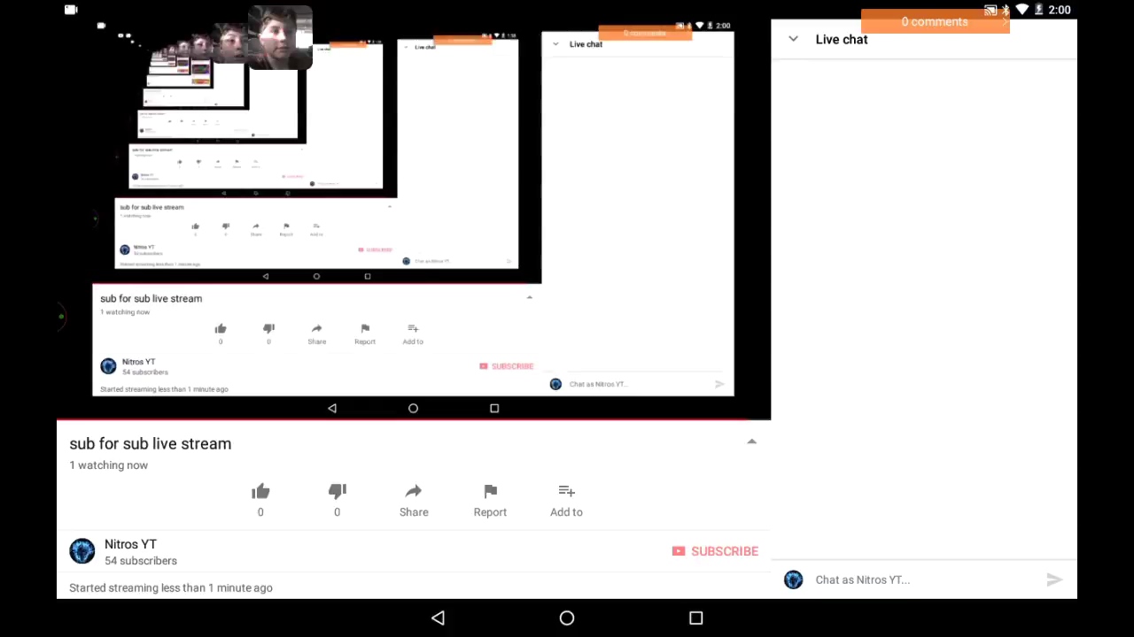 sub for sub live stream - YouTube
