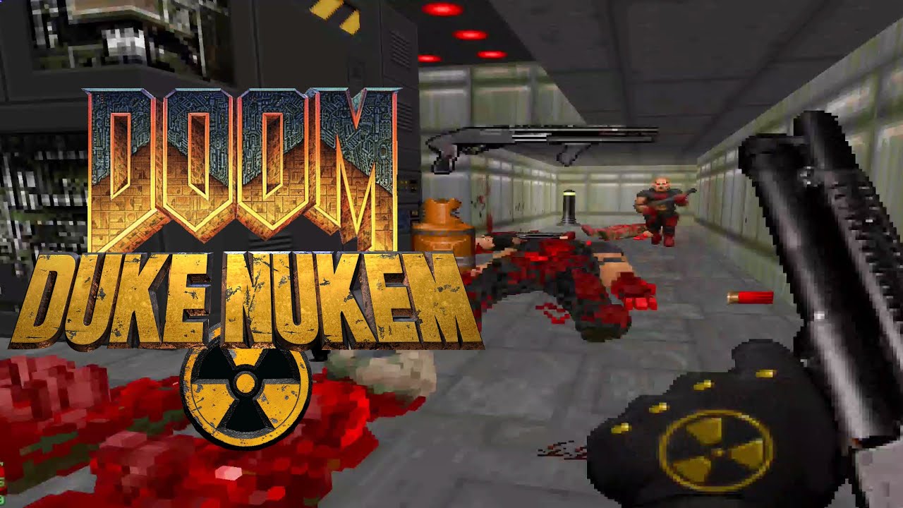Doom 1 Duke Nukem Voxels Levels 1-3 Hangar, Nuclear Plant And Toxin ...