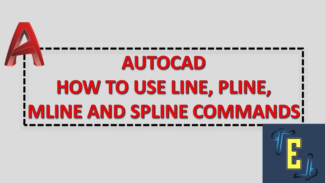 Autocad How To Use Line Pline Mline And Spline Commands YouTube autocad-how-to-use-line-pline-mline-and-spline-commands-youtube