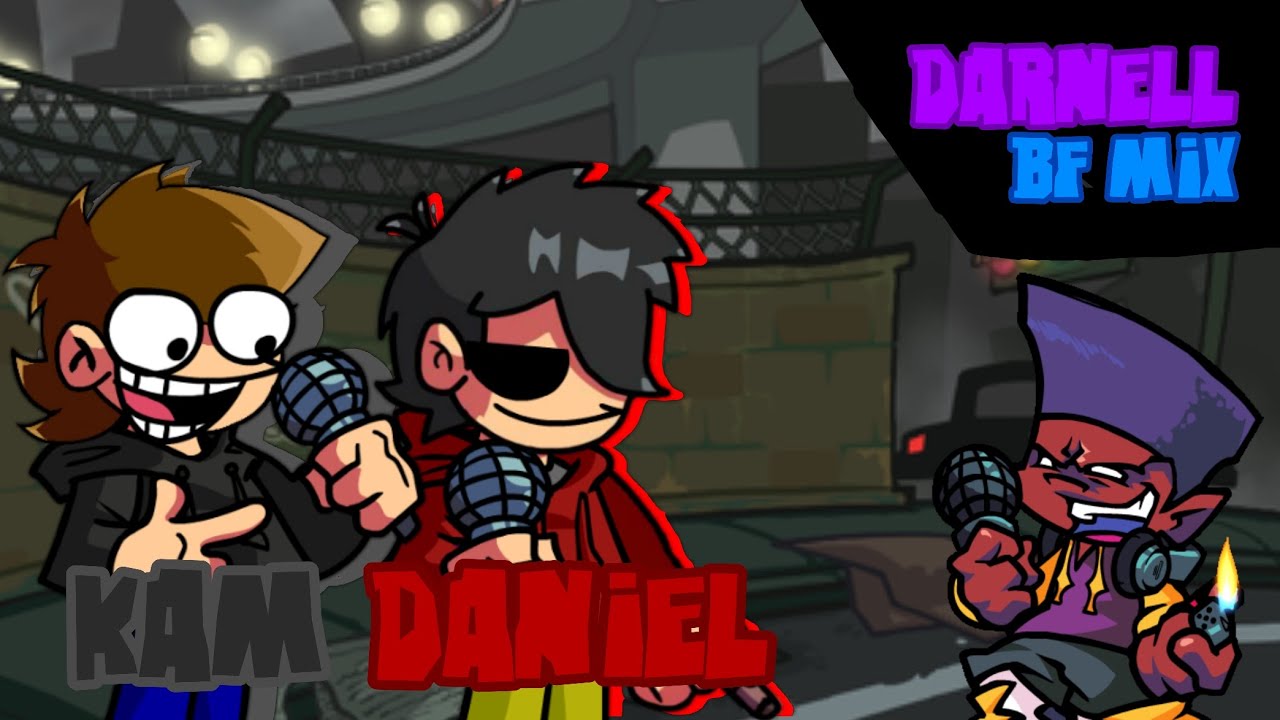 [FNF] Darnell BF Mix but Daniel and Kam Sing t. - YouTube