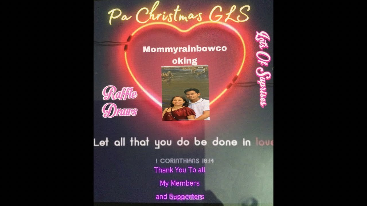 1ST UPCOMING CHRISTMAS GLS: PA RAFFLE DRAW PA SURPRISE SA ATING MGA ...