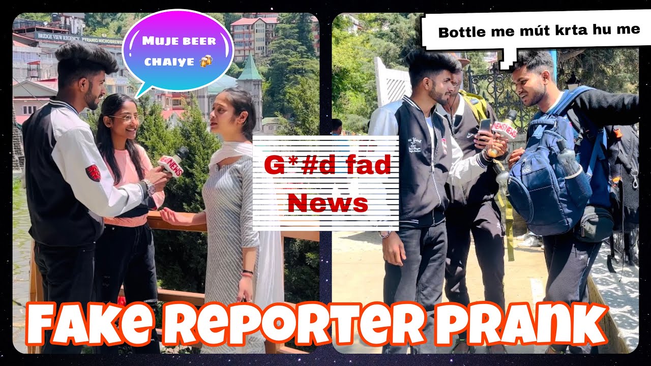 Fake Reporter Prank in Shimla😂🔥 (prank gone wrong ) 😱😱 #ARprankTv_03 ...