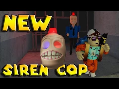 REMASTERED Escape from SIREN COP'S PRISON! (SCARY OBBY) - YouTube