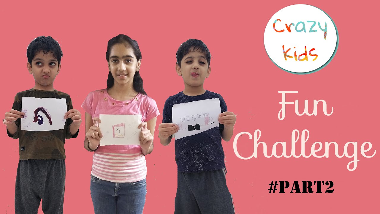 Fun Challenge | Part 2 | Crazy Kids #CrazyKids #Challenge #Fun - YouTube