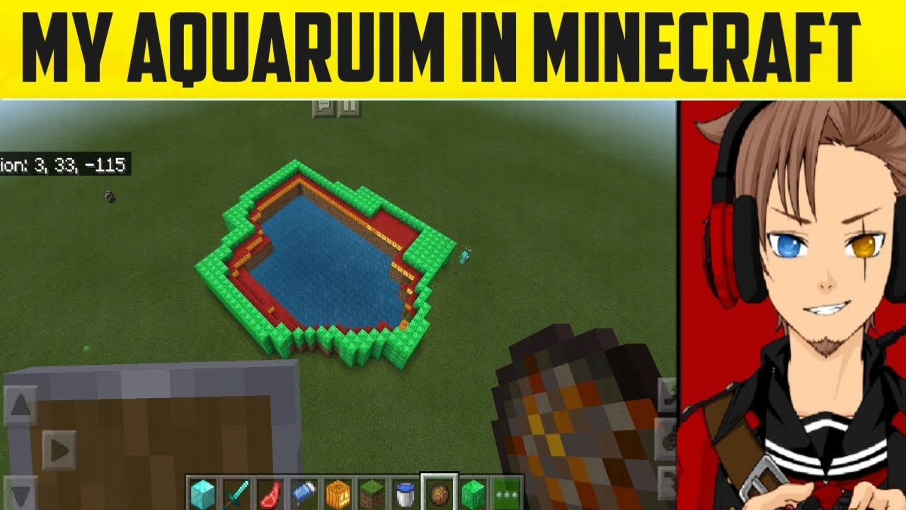 Minecraft aquarium by ultra x aryan - YouTube