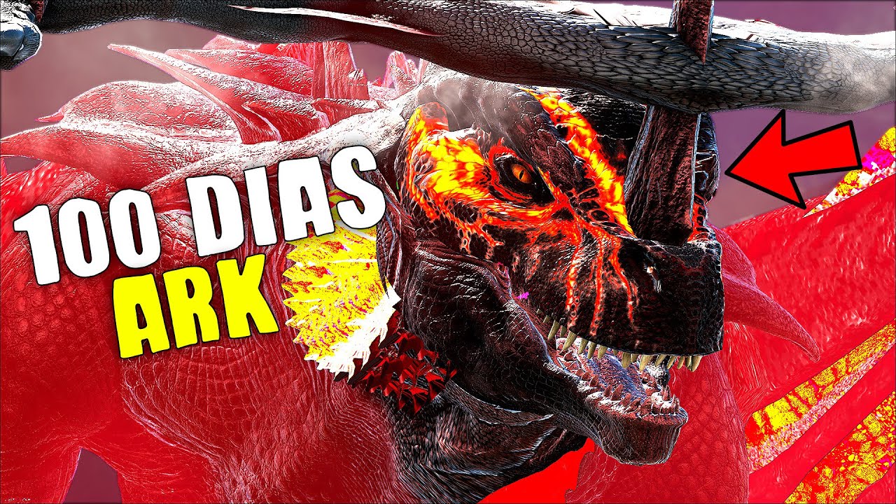 SOBREVIVIENDO 100 DÍAS en un MUNDO de MONSTRUOS - ARK Talamh #11 - YouTube