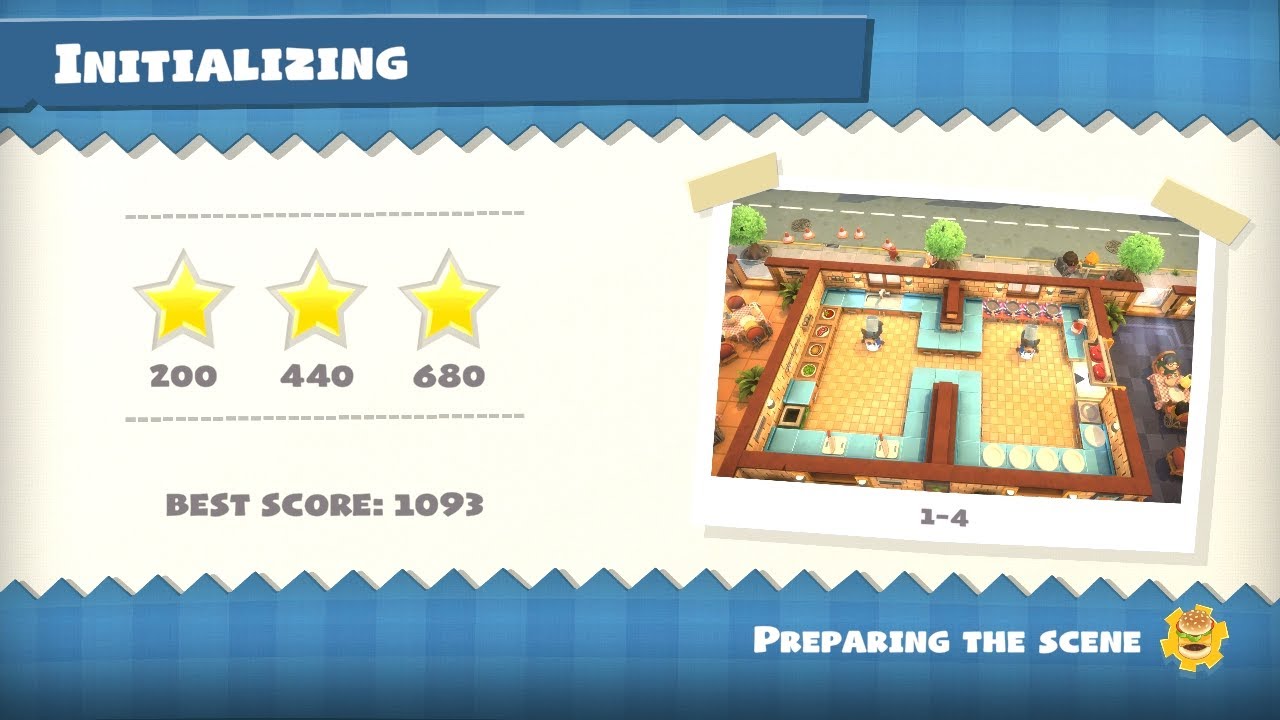 Overcooked 1 - Level 1-4 1093/680 #overcooked - YouTube