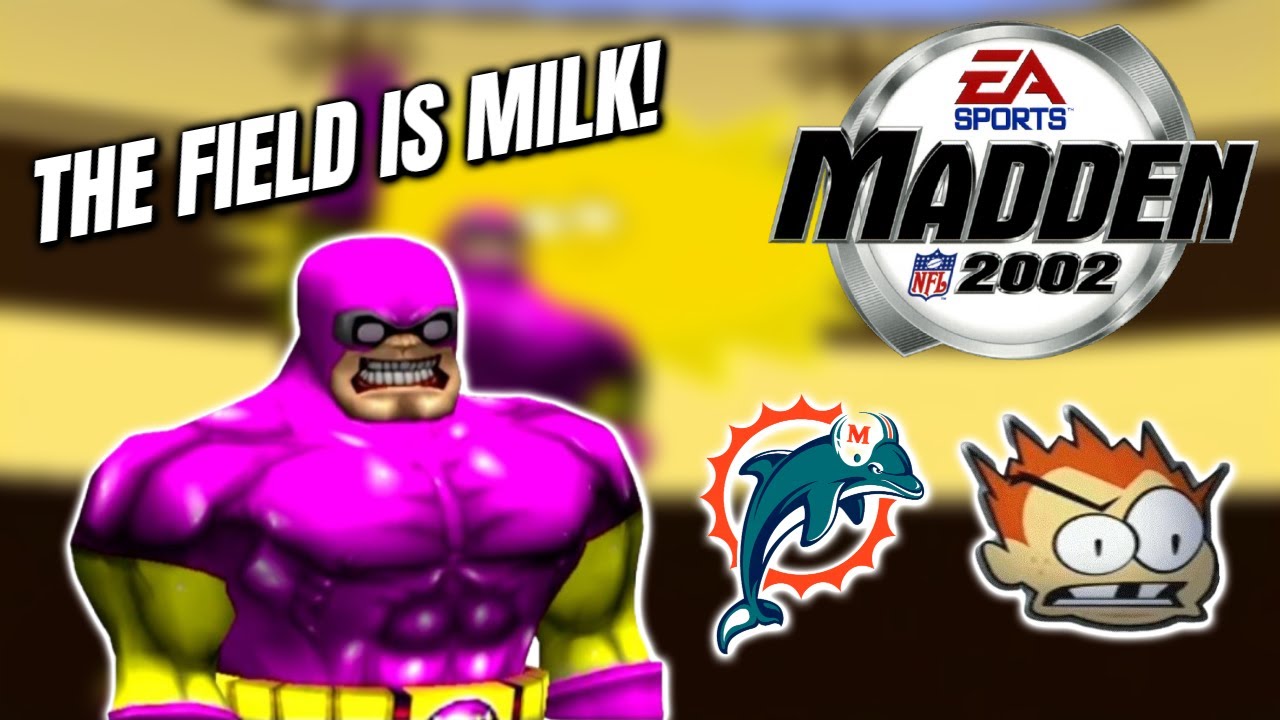 Madden 2002 PS2 - Miami Dolphins @ Hoboken Sugar Buzz - YouTube
