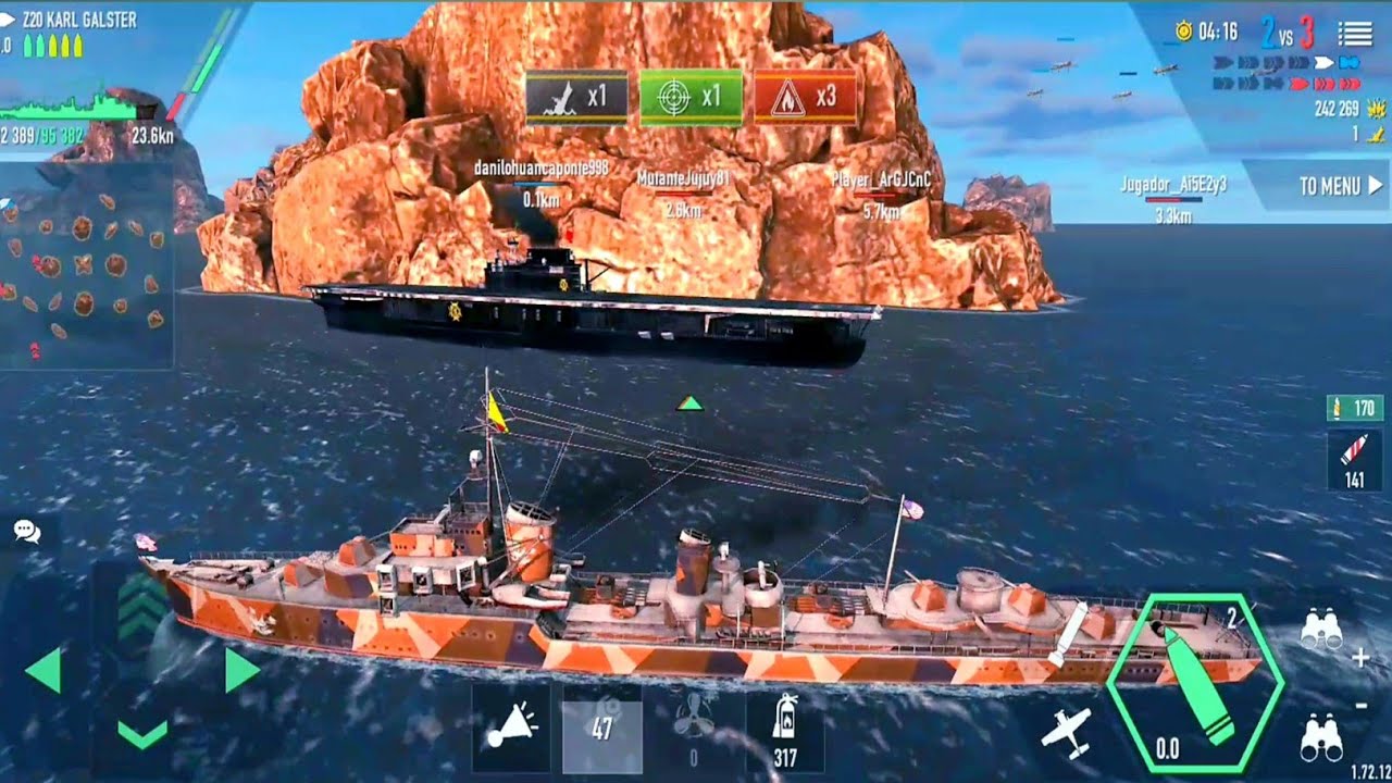 The First Battleship Z20 Karl Galster Battle of Warships - YouTube