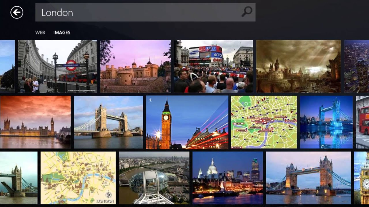 Bing Search on Windows 8 - YouTube