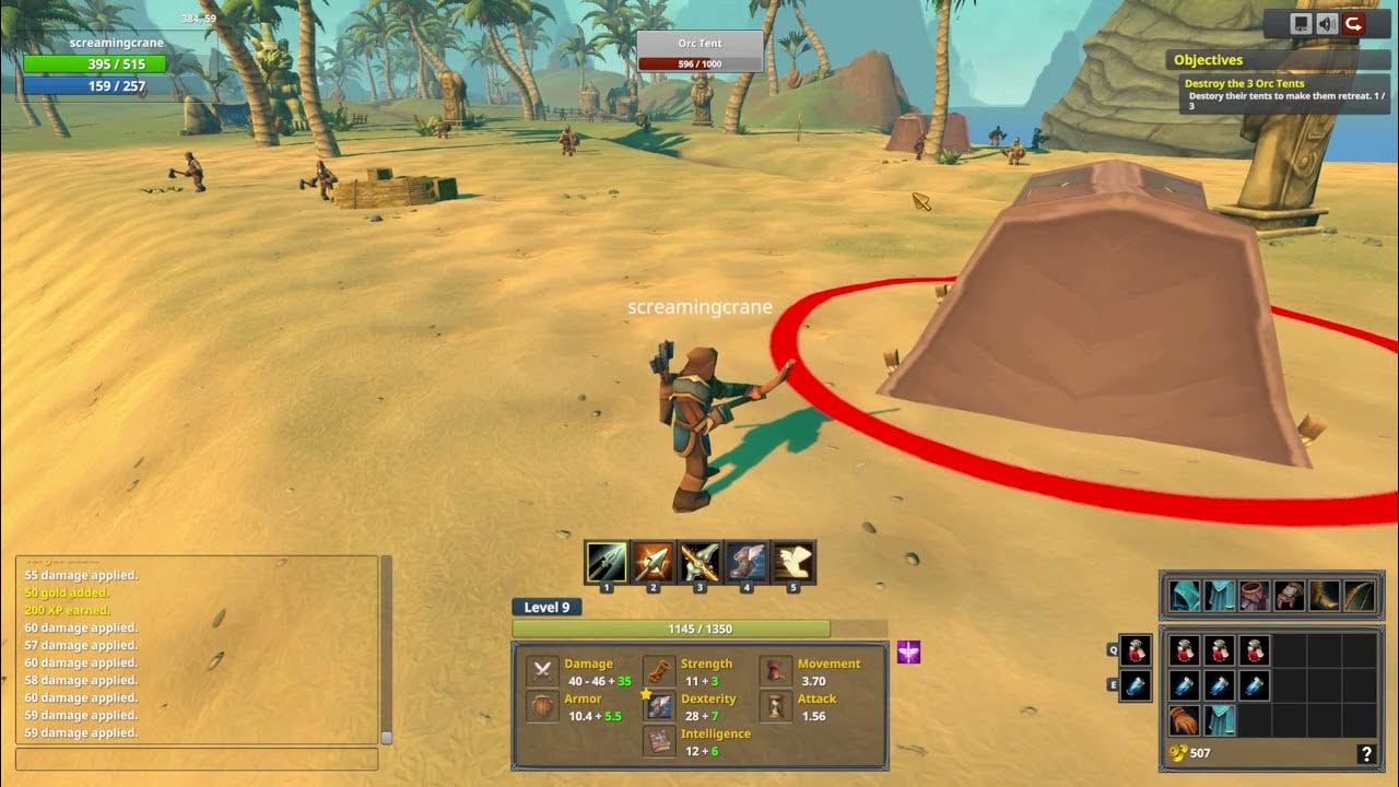 Quick Solo Archer Run in Knightborn Demo - YouTube