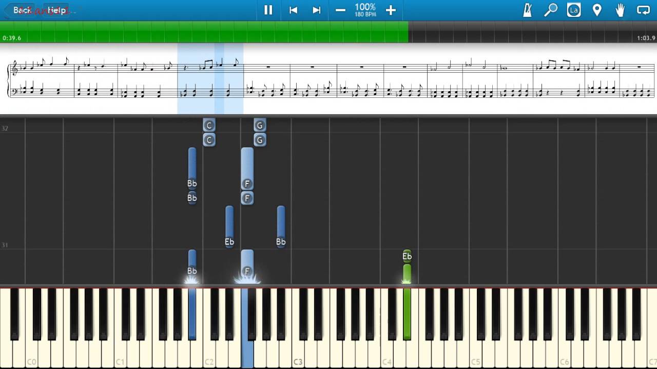 Green Day - Basket Case (piano cover) [Synthesia] by 11ans11 - YouTube