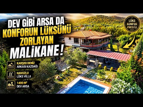 🏡Lüksün Sınırlarını Zorlayan Havuzlu Villa Turu! | 1400 m² Dev Arsa…(Altınoluk)