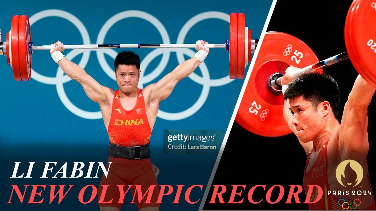 Li Fabin Sets Wew Men's 61kg Snatch Olympic Record - Weightlifting ...