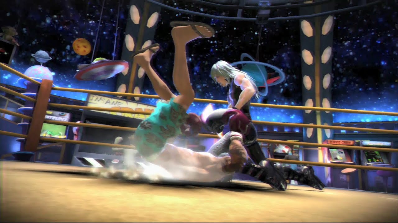Facebreaker [Gameplay PS3] - Fatal Lady (Sparrow vs Kekoa & Steve ...