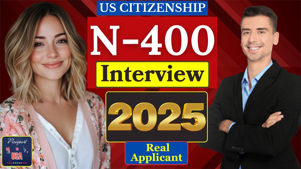 2025 new, Real Interview of U.S. Citizenship Test, Small Talk, Full N ...