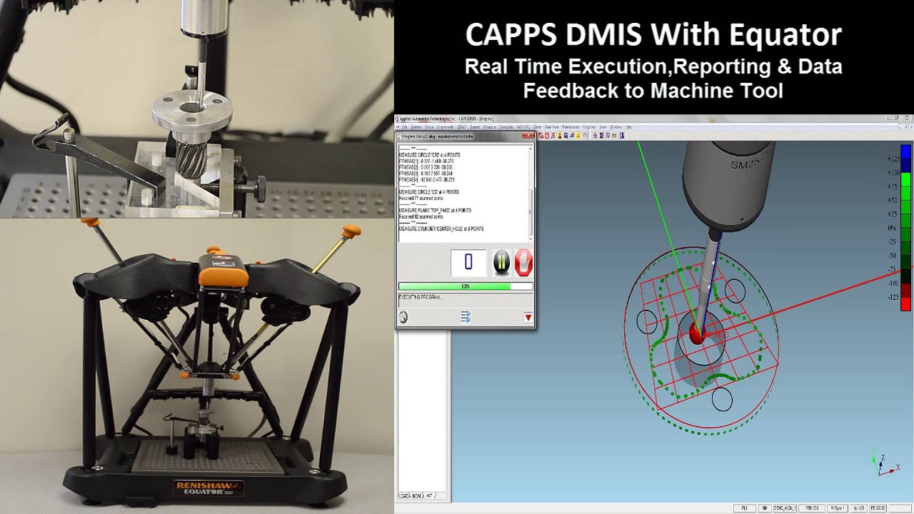 CappsDMIS Running Equator - YouTube