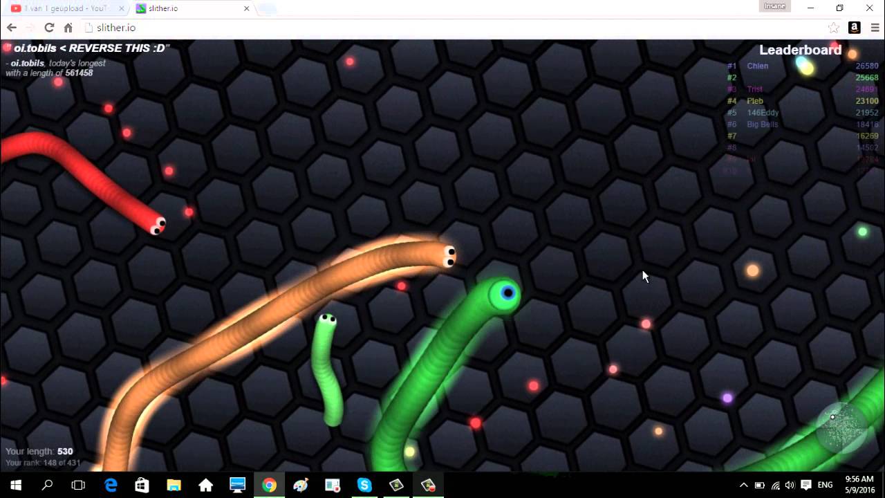 Slither.io-RAGE QUIT-THIS GAME S*CKS- Ep 2 - YouTube