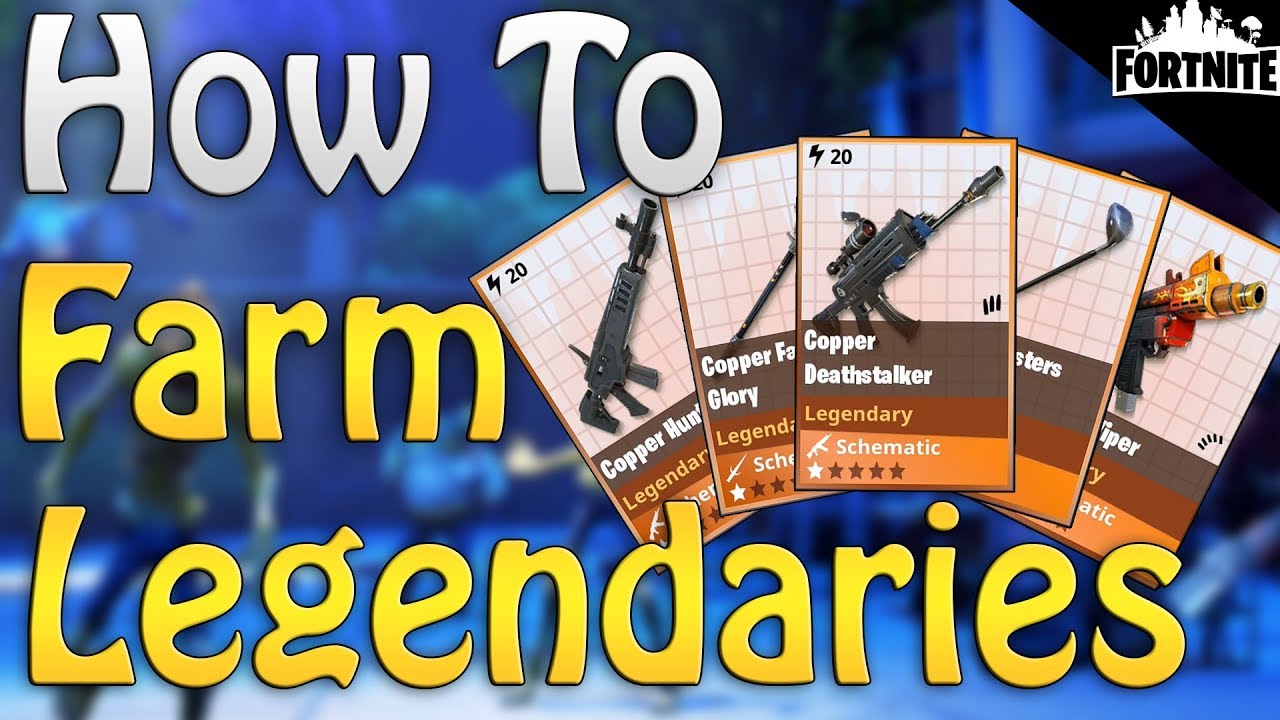 FORTNITE - How To Farm Legendary Weapons, Heroes, Traps, And Vbucks In ...