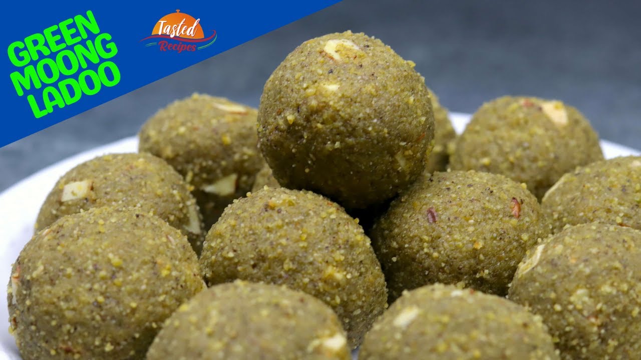 Green Moong Dal Ladoo Recipe | मूंग की दाल के लड्डू By TastedRecipes ...
