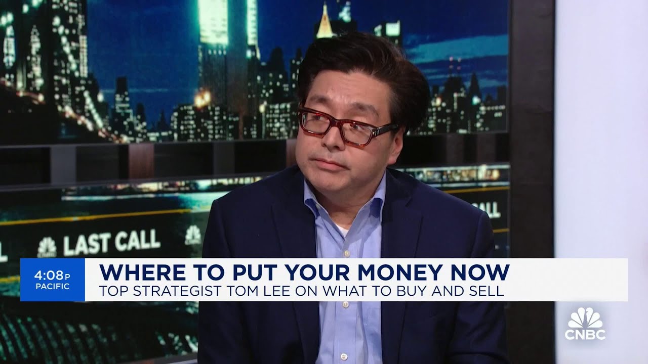 Fundstrat's Tom Lee: Markets could see a 7% draw down after this month ...