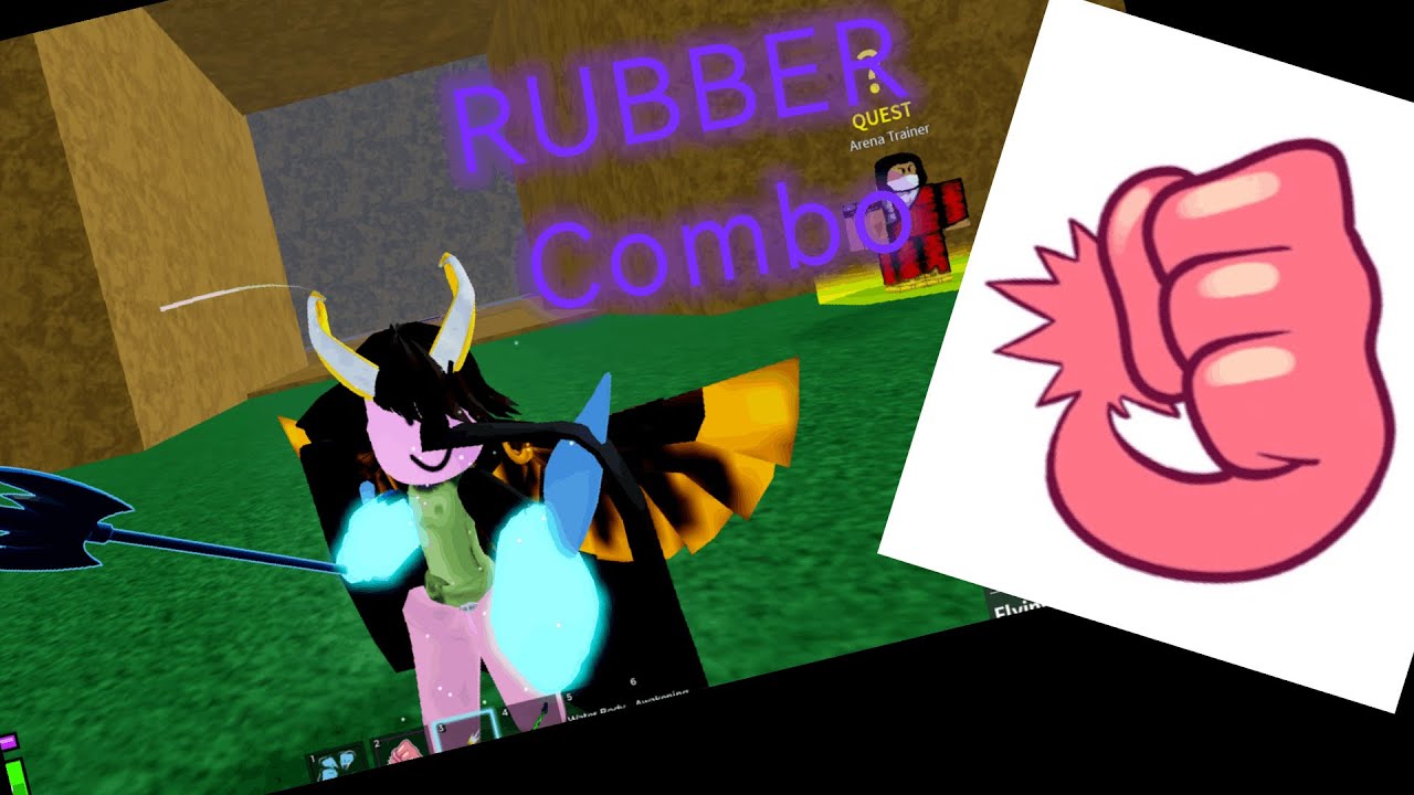 The BEST Rubber Combo EVER I BLOX FRUITS - YouTube
