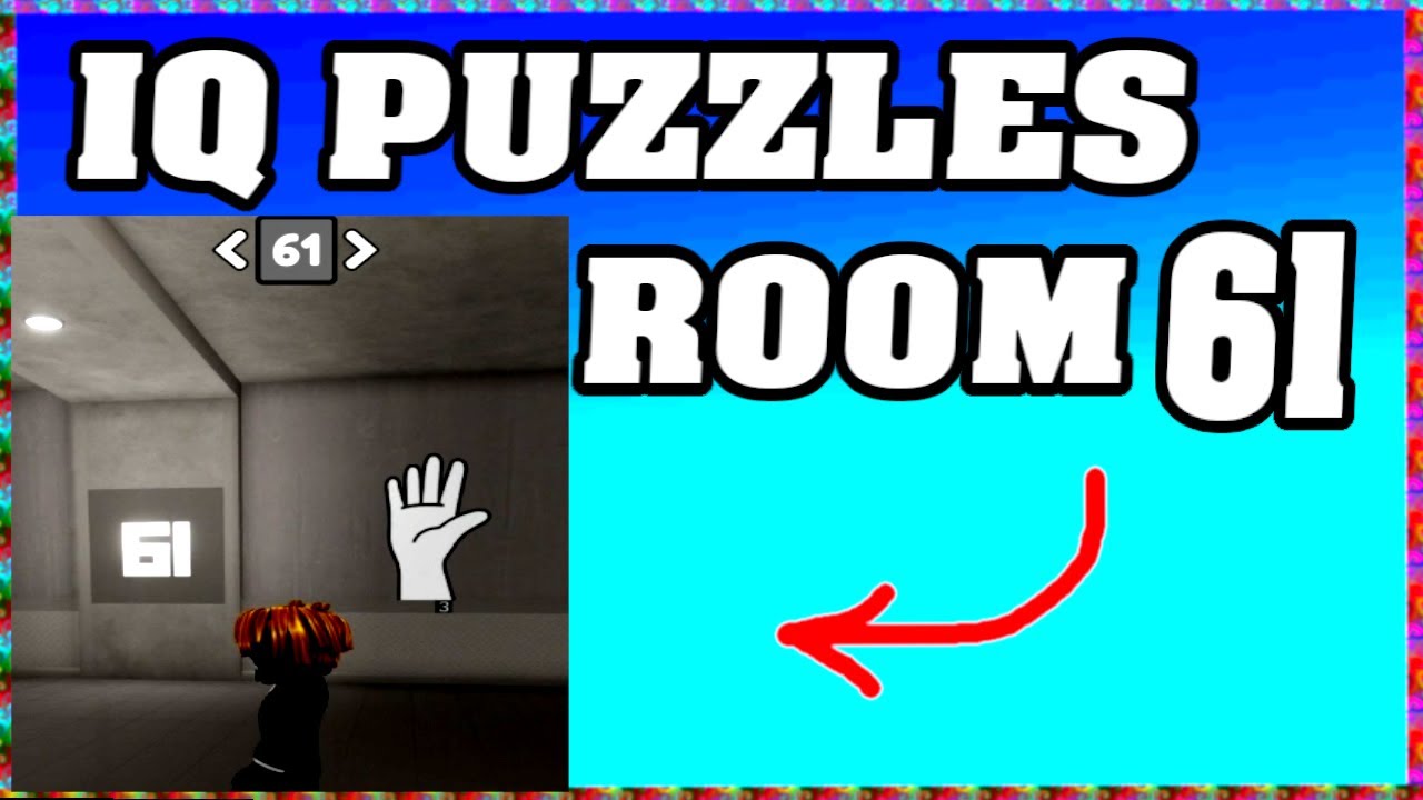 ROOM 61 IQ PUZZLES Roblox Walkthrough [Full Guide English] - YouTube