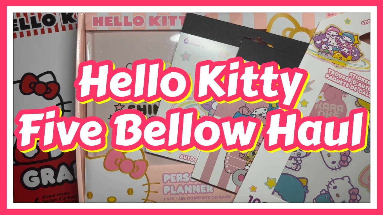 🎀 HELLO KITTY FIVE BELOW HAUL! COME SEE WHAT I GOT! 🎀 - YouTube