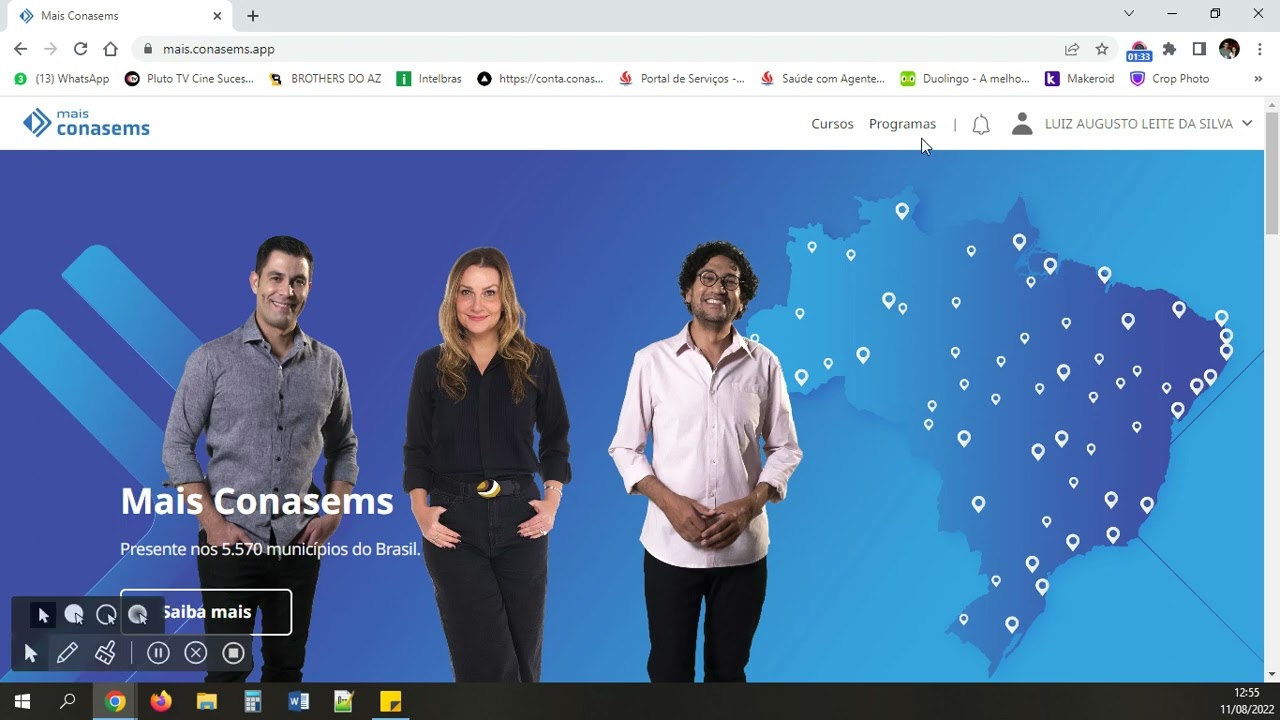 Curso saúde com agente da conasems primeiro acesso - YouTube