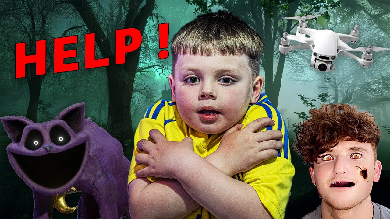 WE FOUND EVIL HORROR CHARACTERS ON THE DRONE! (EVIL CAPNAP, EVIL CURSED ...