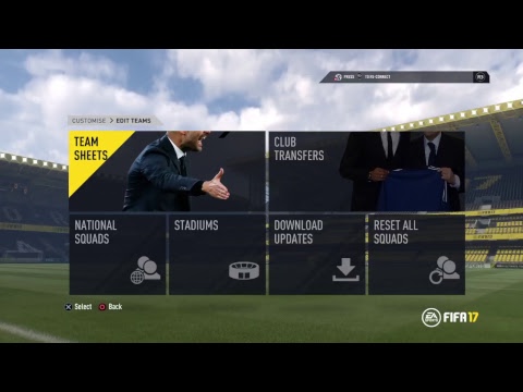 Fifa 17 how to use a created player in practice arena - YouTube