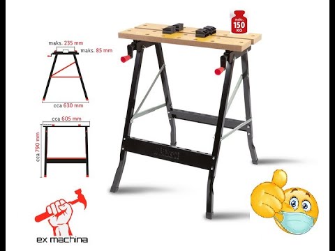 Powerfix Radni stol / Nogari - Powerfix workbench Lidl - YouTube