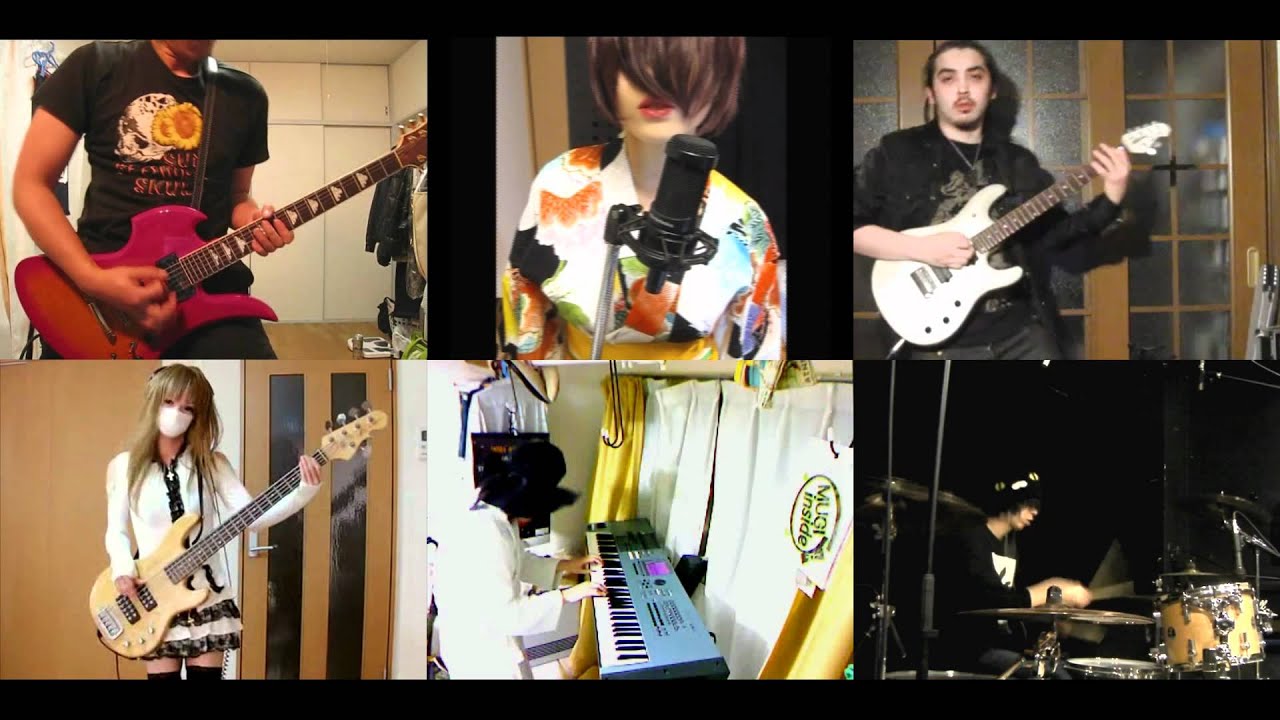 [HD]Sengoku Otome ~Momoiro Paradox~ OP [kagerou] Band cover - YouTube