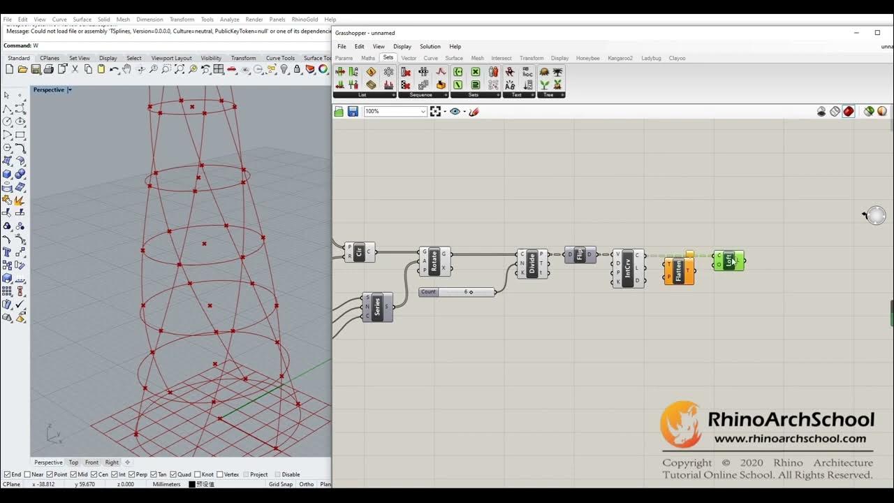 RhinoArchSchool - Grasshopper Architecture Tutorials from Beginner to Advanced 2023 - 5 - YouTube