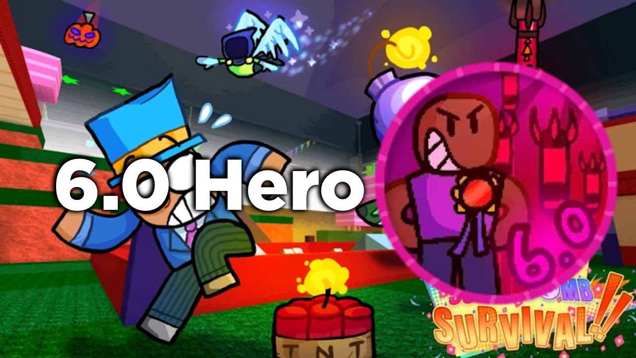 Super Bomb Survival: 6.0 Hero Badge - ROBLOX Ultra Hard Badge List (1 ...